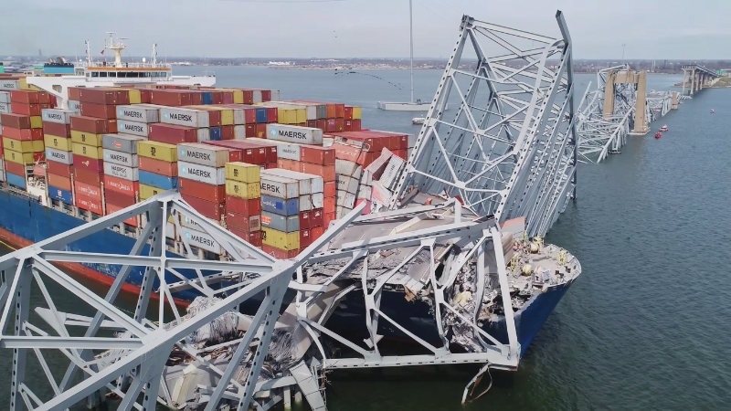 How one ship collapsed a billion-dollar bridge