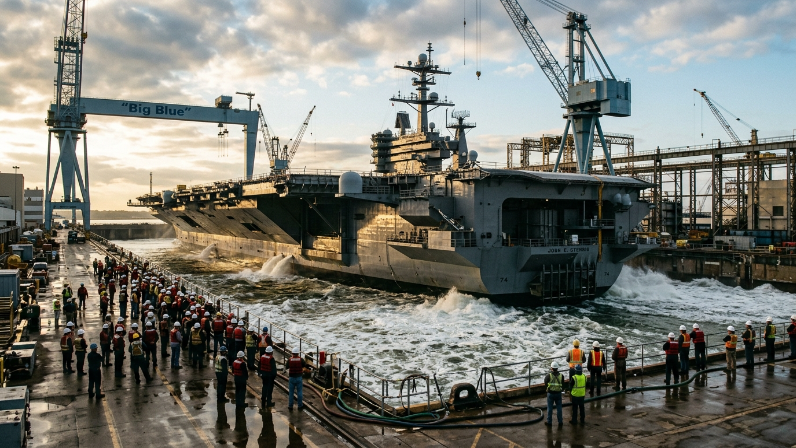 The $3B carrier rebirth - USS Stennis rises from the world’s largest ...