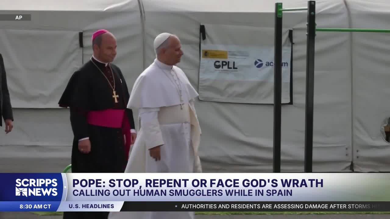 Pope to traffickers of migrants: Stop, repent or face God's wrath