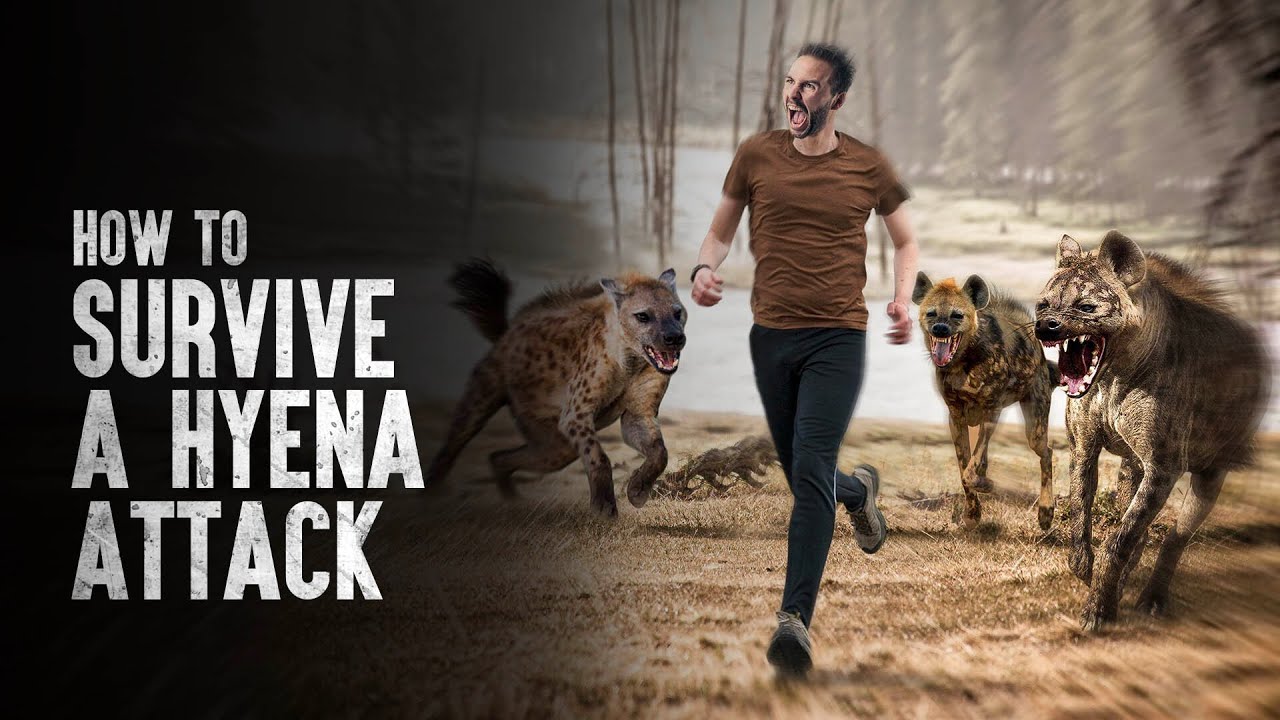 Learn the incredible survival methods to survive a hyena attack