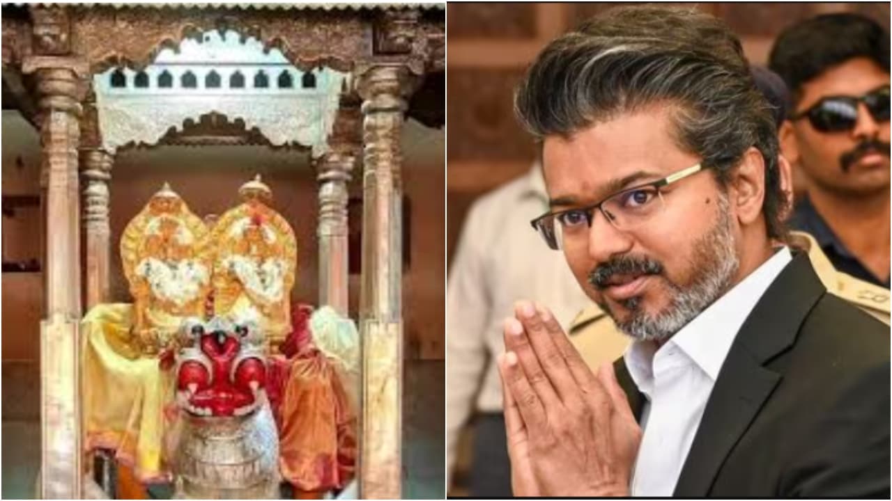 TN CM Vijay offers silver sword to Goddess Mookambika, makes special ...