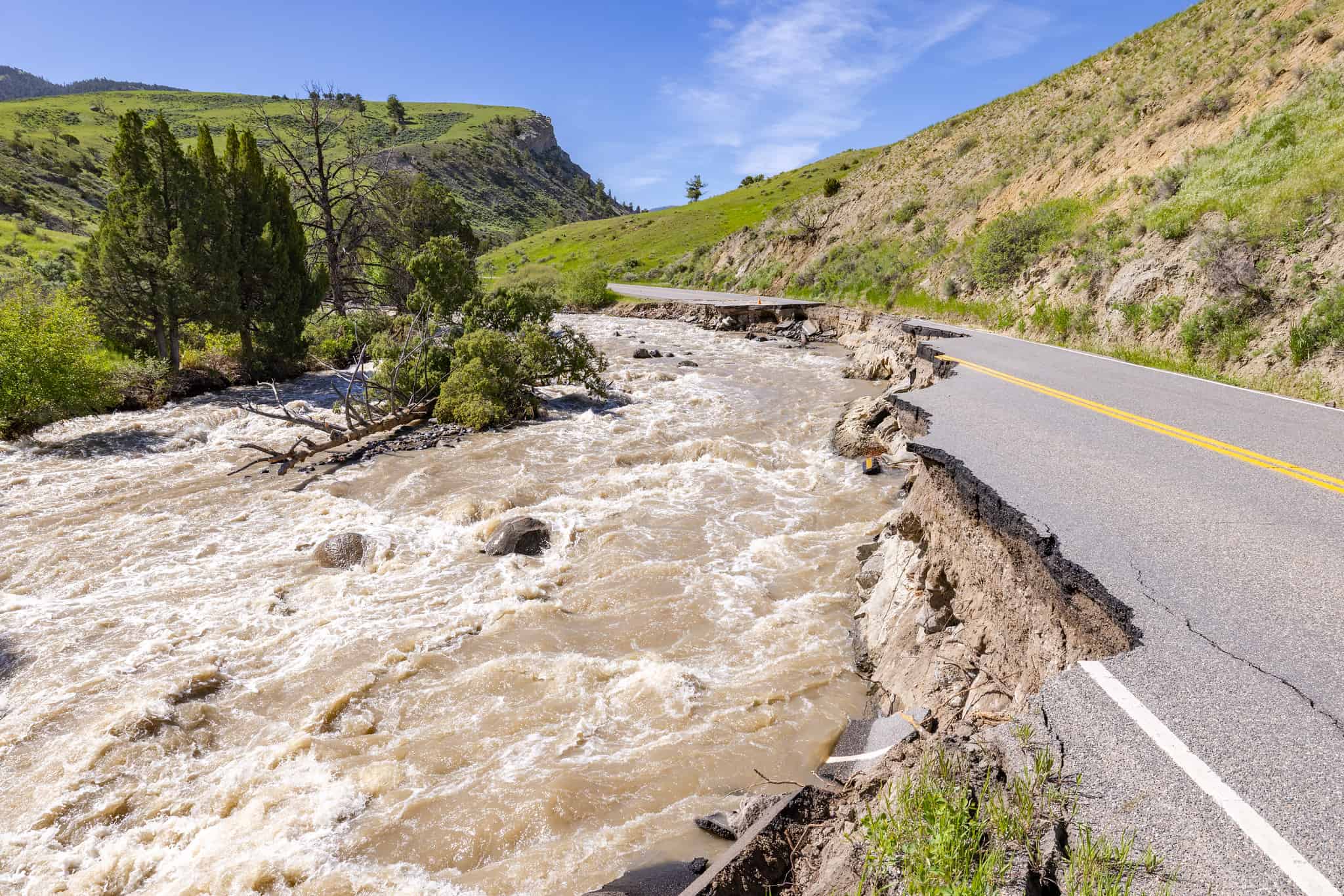 Which states are at the least risk of natural disasters?