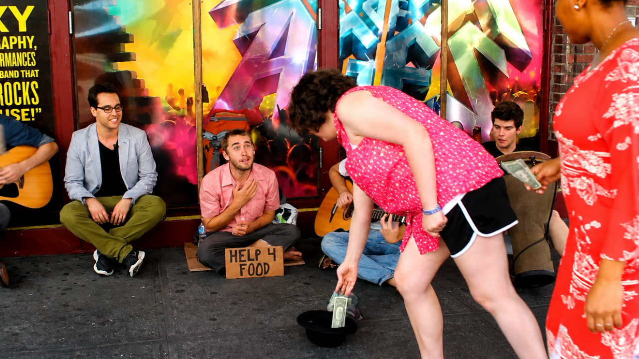 Musician helps homeless man through the power of song
