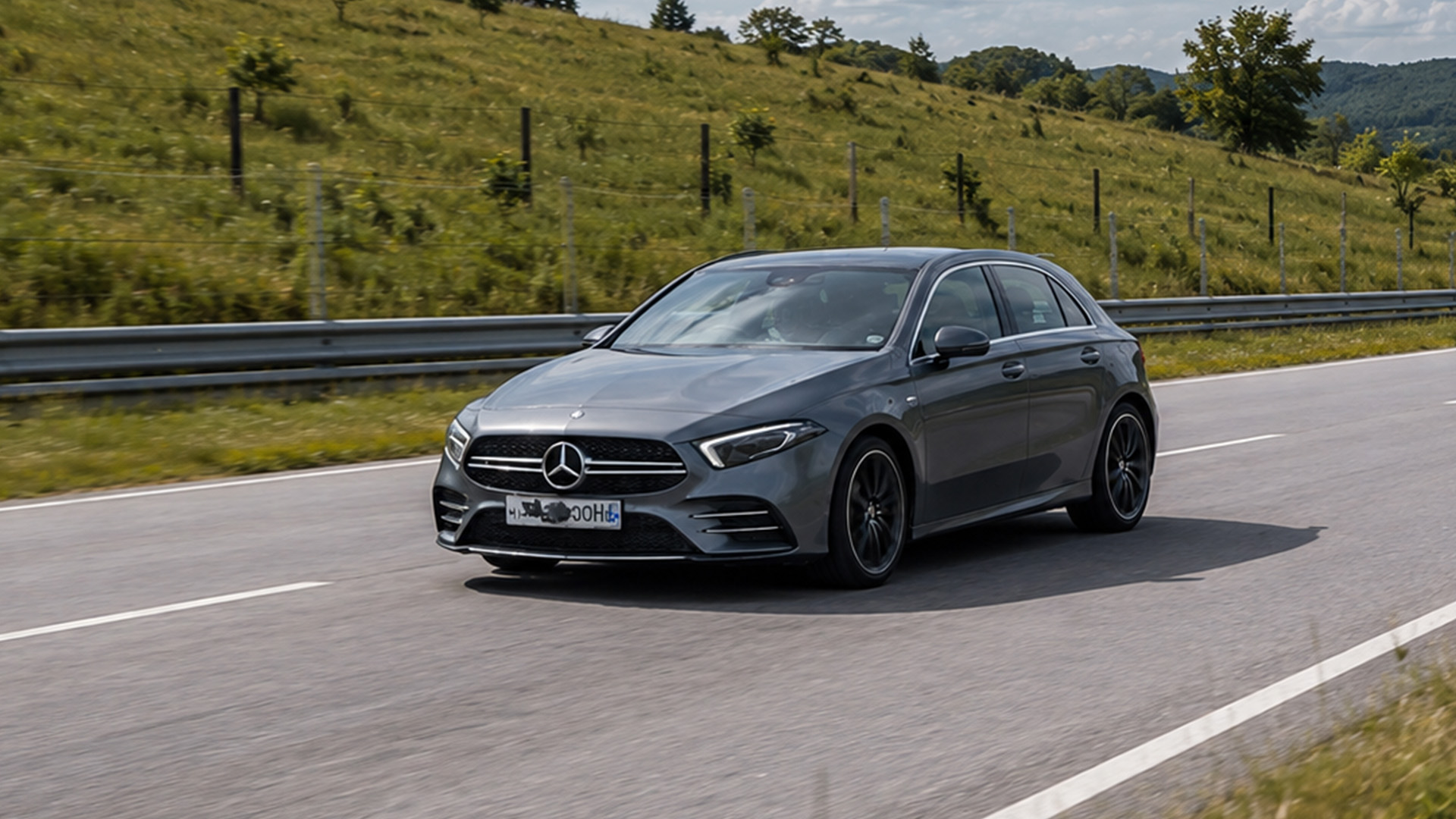 How the Mercedes A35 AMG performs at speed