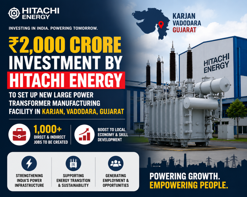 Gujarat gets power surge: Hitachi Energy's Rs. 2,000 cr plant to ...