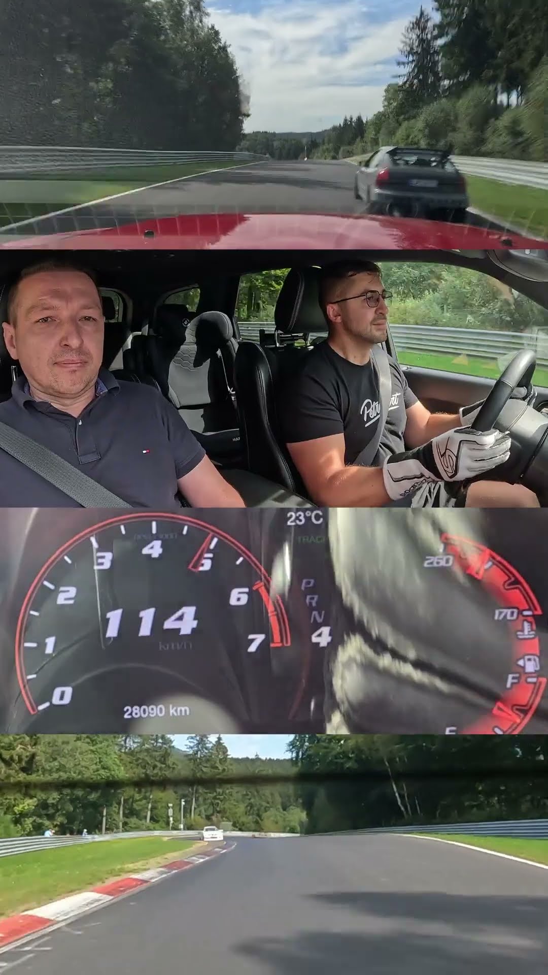 900HP Dodge Durango Hellcat battles Honda Civic at Nürburgring
