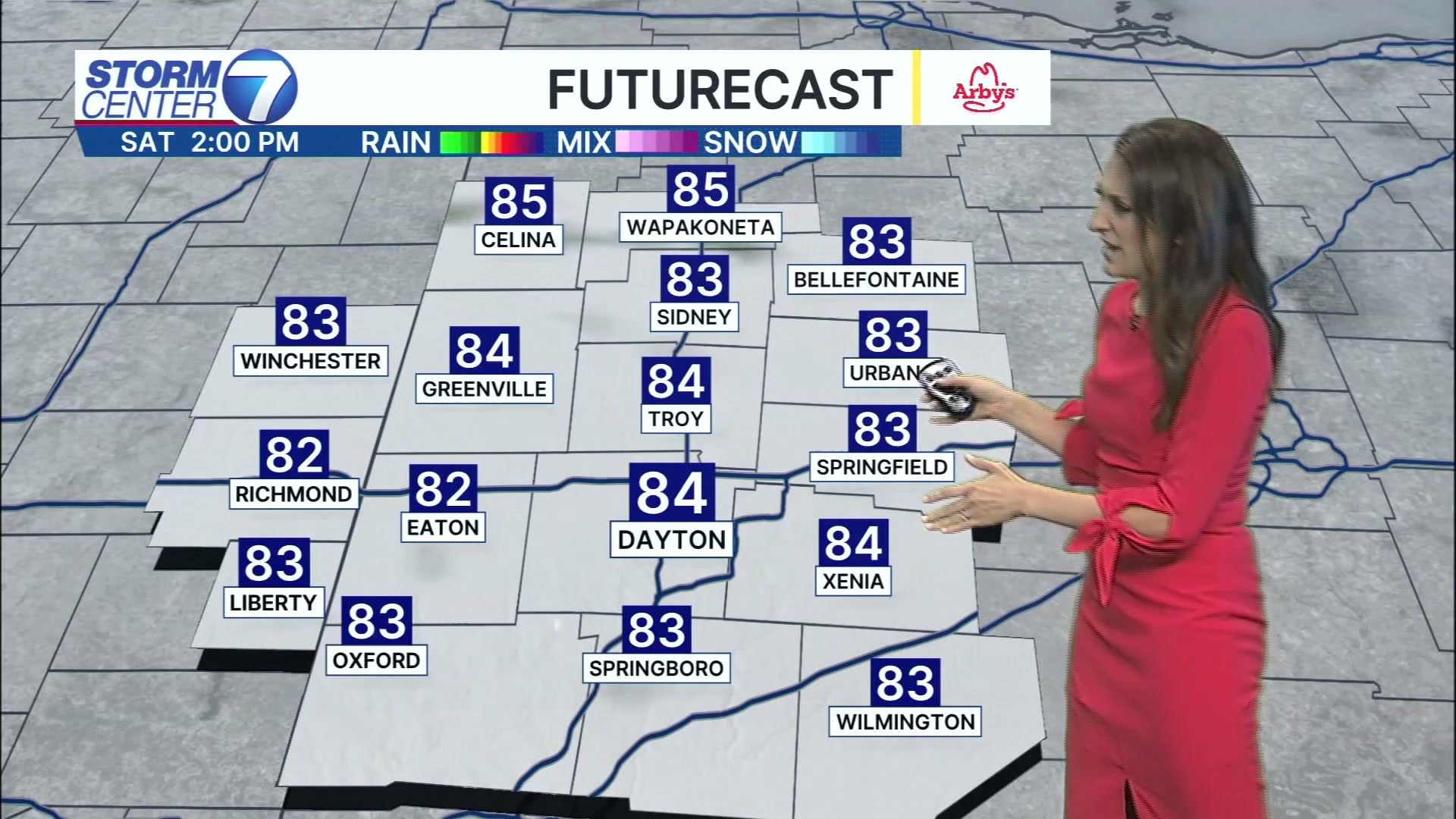 Cooler air takes hold behind a second front