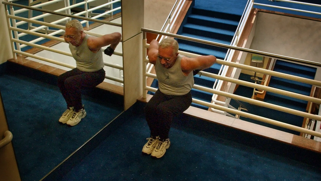 Wall sit strength and endurance after 60