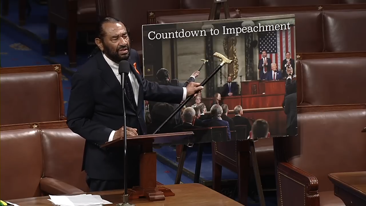 'You are a racist': Al Green says the quiet part out loud, says Trump ...