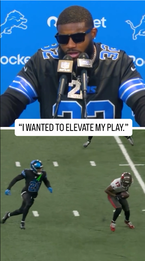 Amik Robertson speaks after Lions' Monday night victory