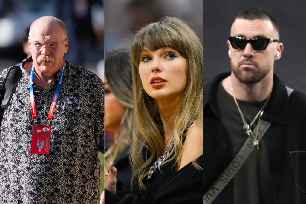 Andy Reid keeps his mouth shut over Travis Kelce’s and Taylor Swift’s ...