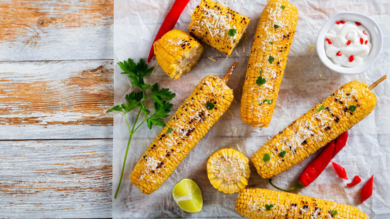 Always season your grilled corn on the cob at this exact moment
