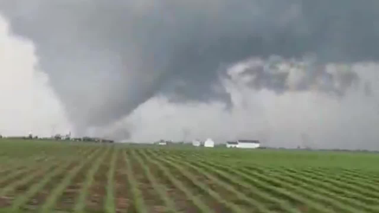 "It is a monster": Tornado caught on camera near Dwight