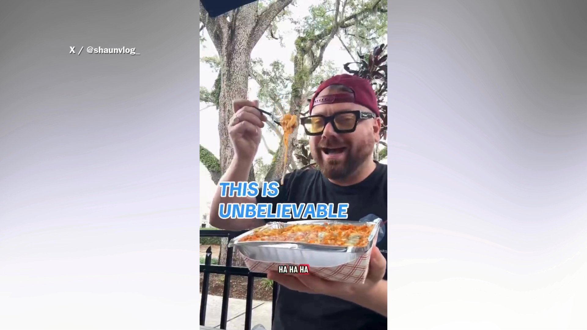 Scottish soccer fan can’t believe American food discovery
