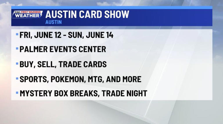 Weekend fun in Austin: Spacecon, card show, and more