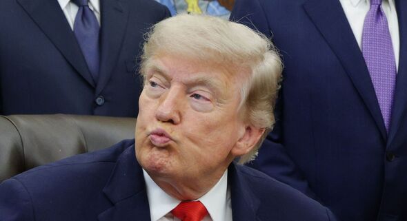 Donald Trump steps out in public but viewers are distracted by certain ...