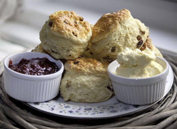Scones will be taller and much lighter with 2 simple steps before baking
