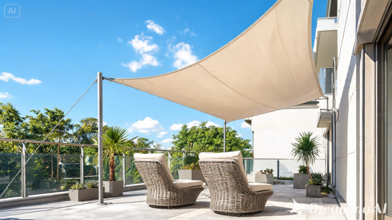 5 ideias, além de toldos, para ter sombra no seu terraço ou varanda ...