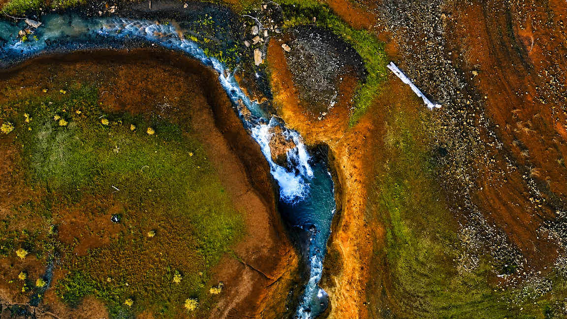 The crack that water carved through the earth