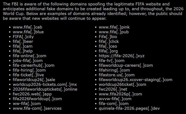 Crypto scammers exploit World Cup ticket demand, TRM warns