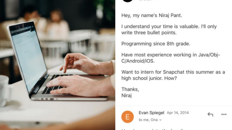 Bro cracked it: Student asked Snapchat for an internship in just three ...