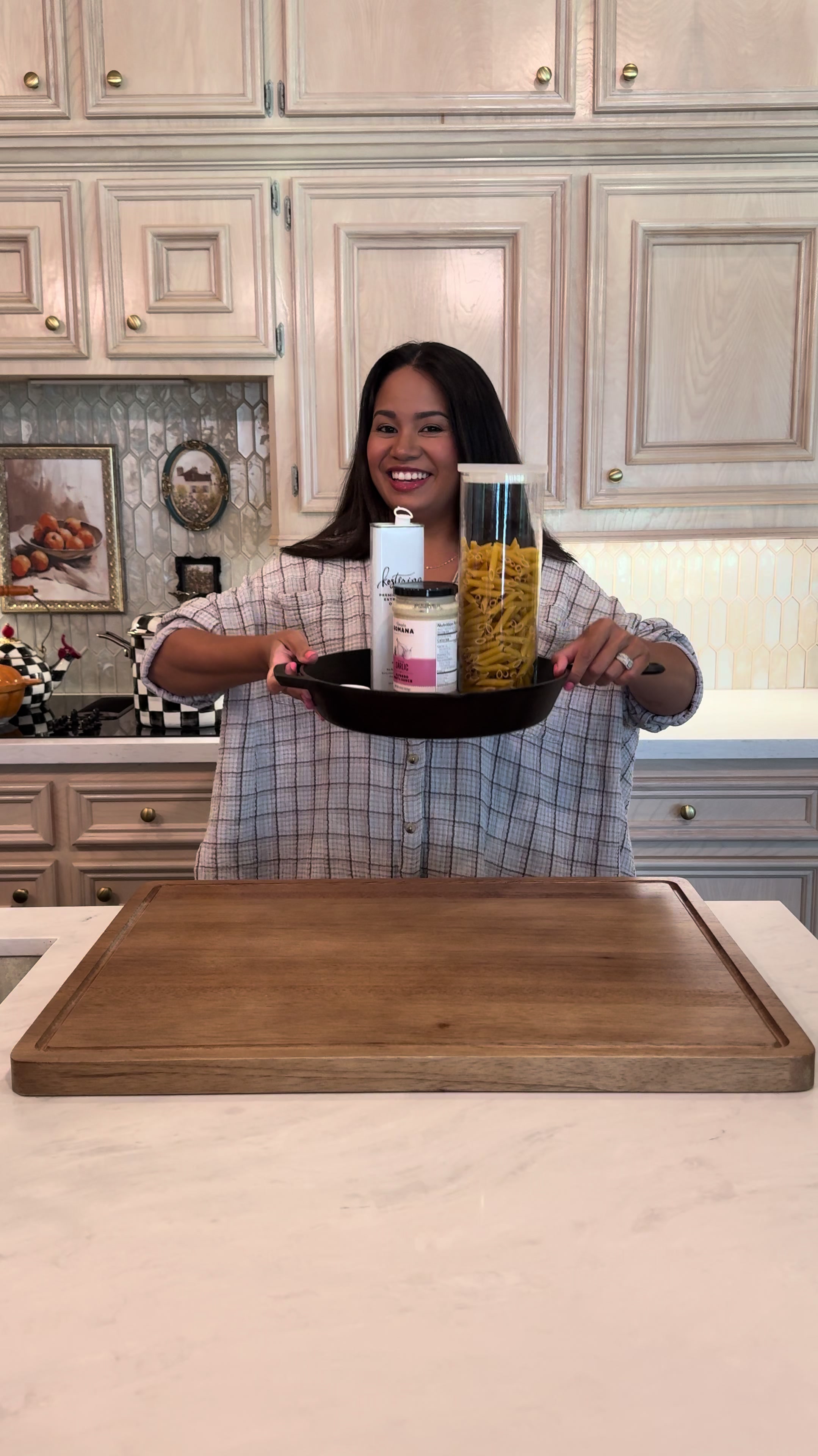 Cook with me as a busy stay at home mom making crispy beef alfredo ...