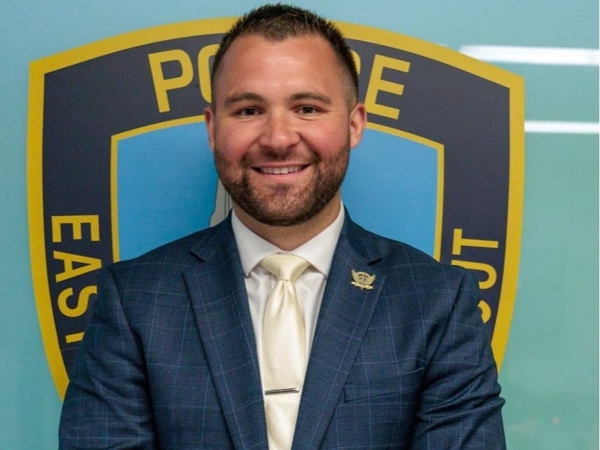 Luke Rasile officially sworn as East Haven police detective