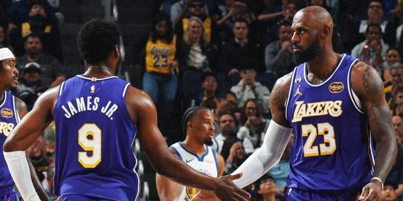 LeBron James fires back at nepotism claims against son Bronny James