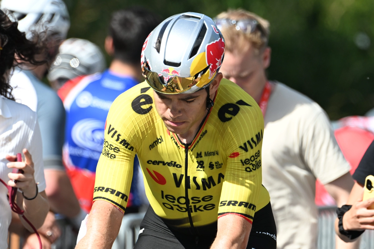 Visma | Lease a Bike, problemi per Wout Van Aert: la ferita al gomito ...