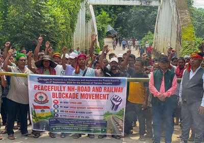 Former insurgent groups in Tripura initiate 72-hour blockade over ...