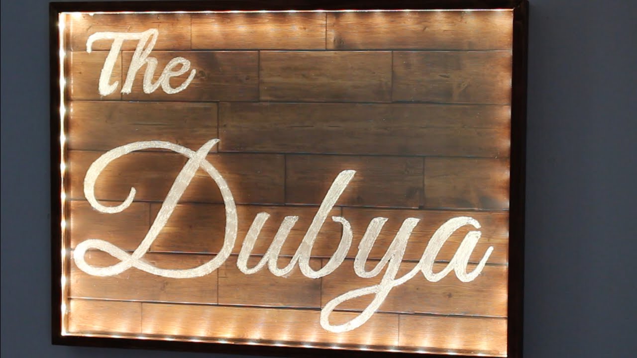 How to make a backlit LED sign