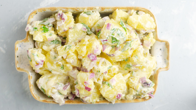 A true old-fashioned potato salad always includes this ingredient