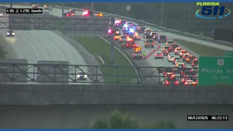 Traffic alert: Deadly crash closes 2 lanes on I-295 on Jacksonville's ...