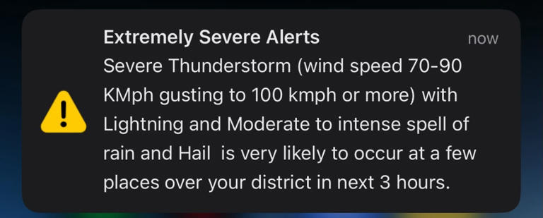 Calls for fine-tuning as weather alert wakes people up after midnight