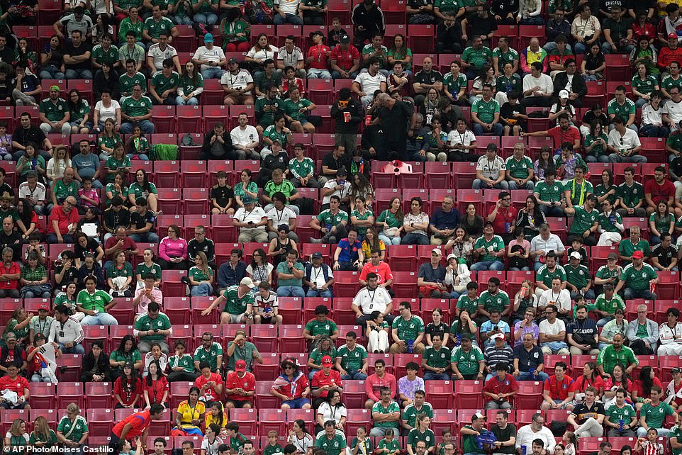World Cup humiliation as hundreds of seats are left empty
