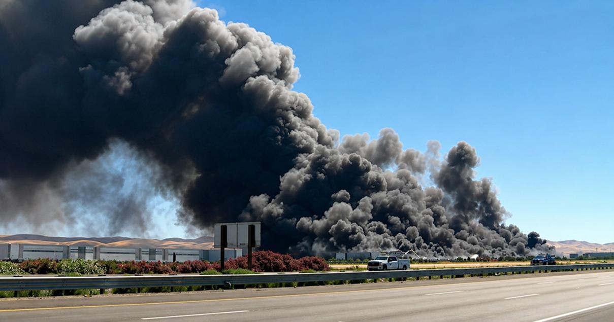 Massive fire destroys America's largest provider of medical surgical ...