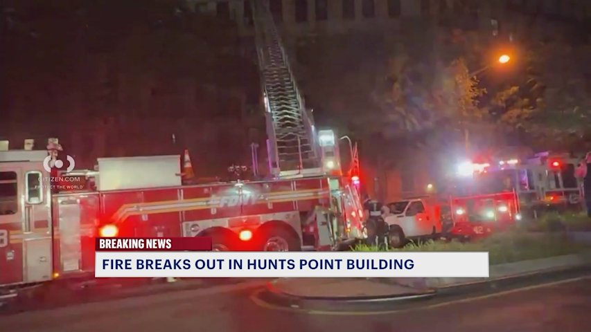 Crews battle Hunts Point building fire