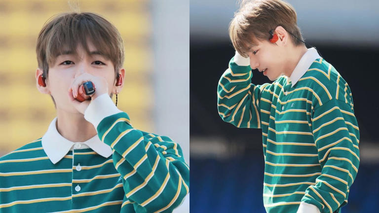 ‘Glowing like honey’: BTS’ V debuts new brown hair at Busan soundcheck ...