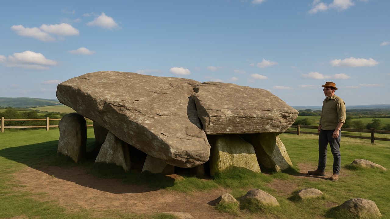 How 25-ton stones were lifted without ramps at Arthur's Stone