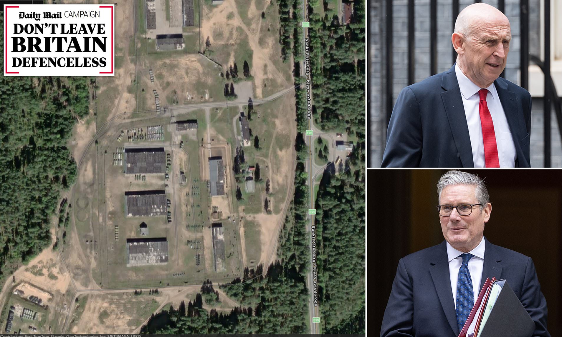 Satellite images show Putin 'preparing for war with Europe' as UK's ...