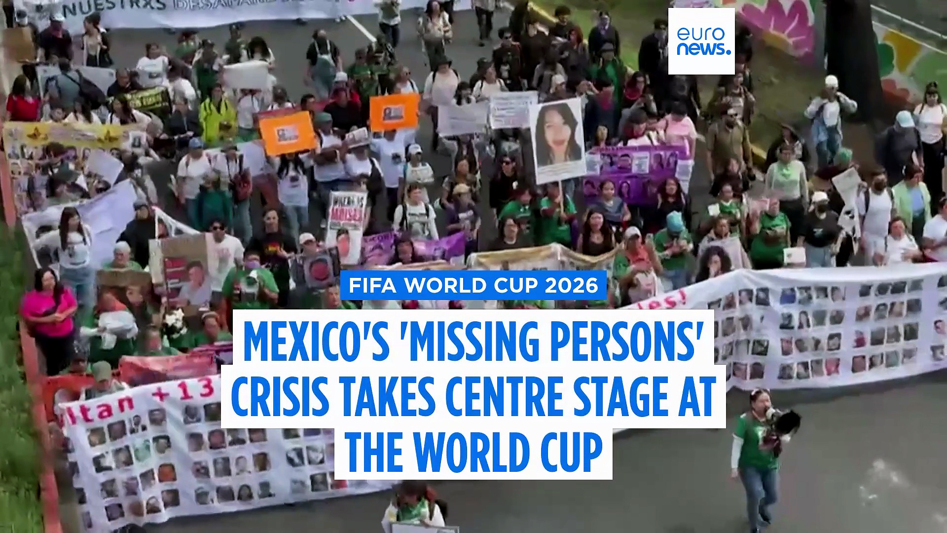 Mexico's 'missing persons' crisis takes centre stage at the World Cup