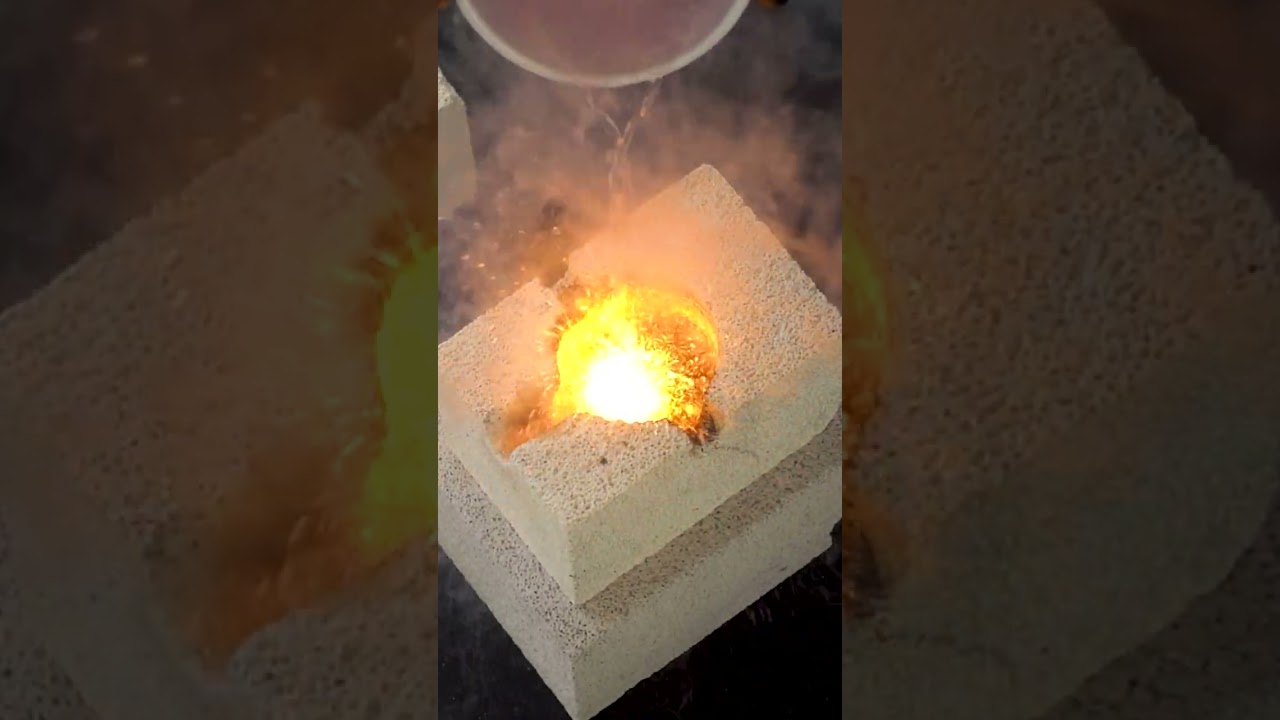 Lava vs. liquid nitrogen showdown