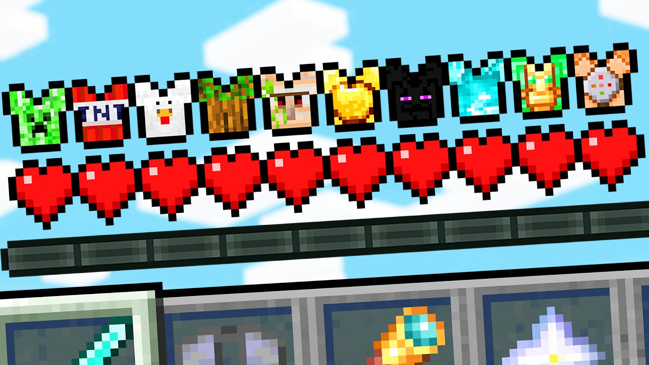 Crafting unique custom armor to survive the toughest Minecraft challenges