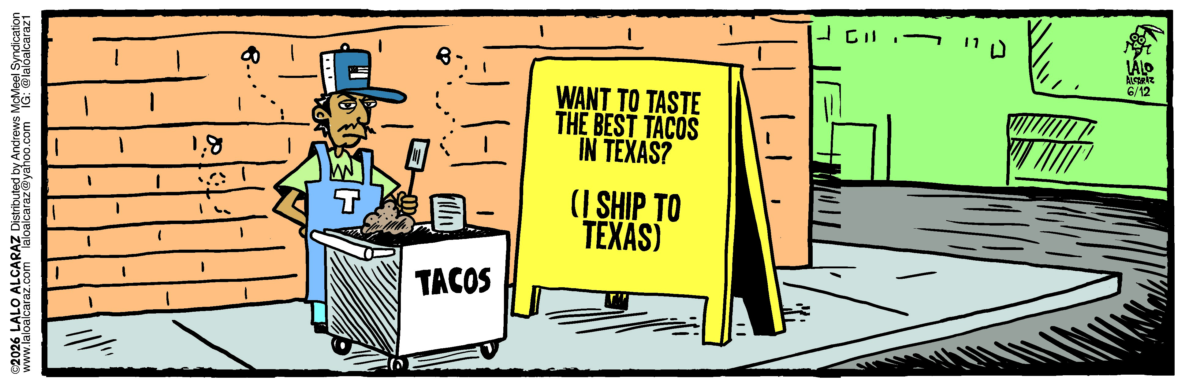 La Cucaracha by Lalo Alcaraz