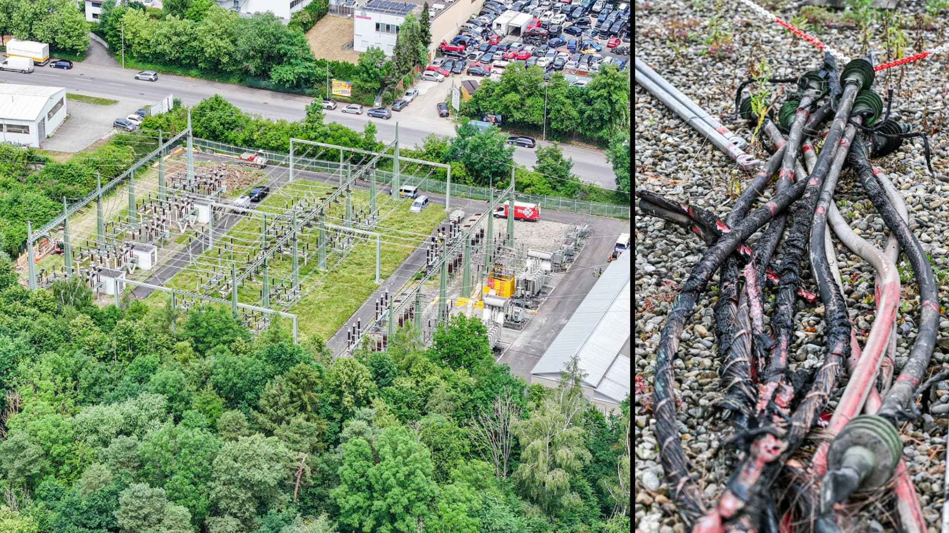Brand in Reutlinger Umspannwerk: Ermittler werten nach Strom-Sabotage ...