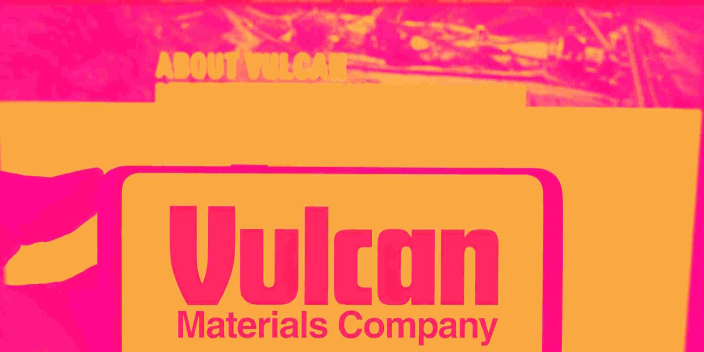 Building materials stocks Q1 earnings review: Vulcan Materials (NYSE ...