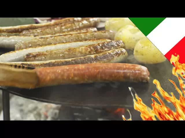 Outdoor cooking, but make it Italian: Sausage feast inspired by the cavemen