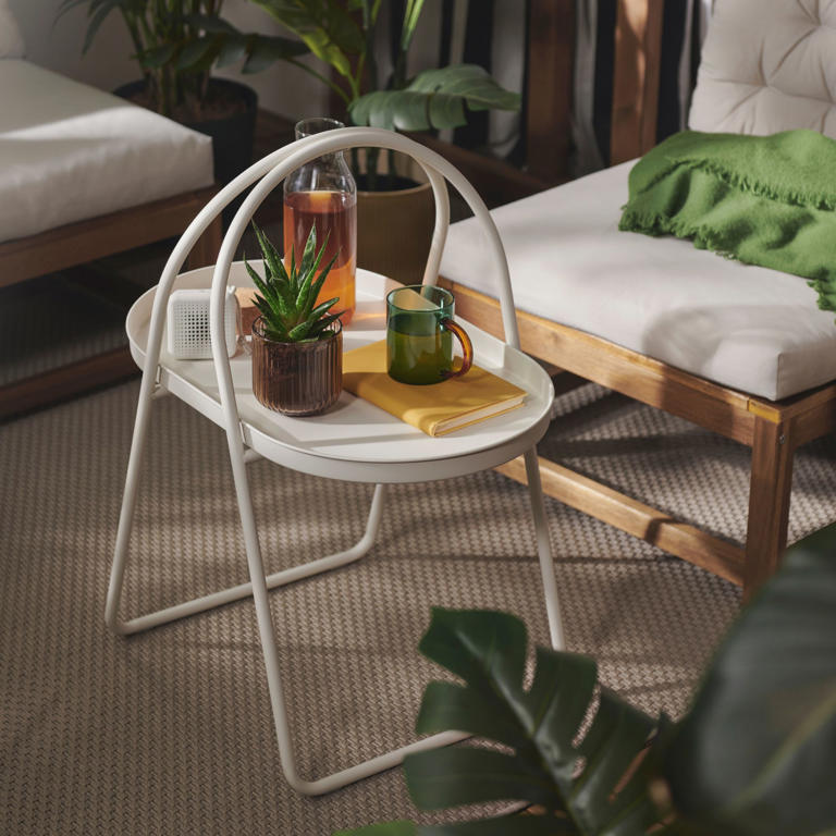 IKEA’s sleek new outdoor coffee table offers a simple solution for ...