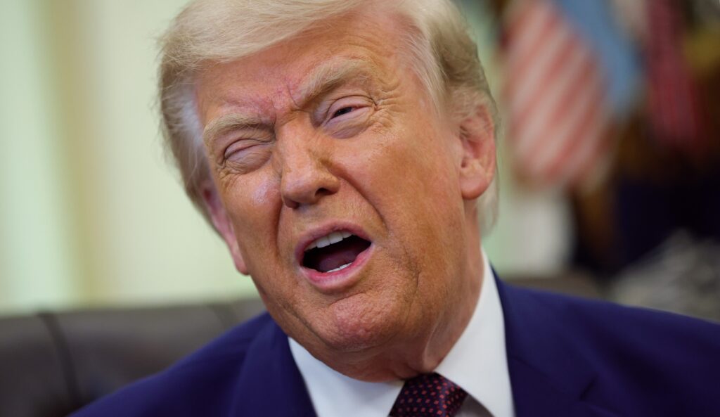 Donald Trump was called out for 'brown face paint' instead of his usual ...