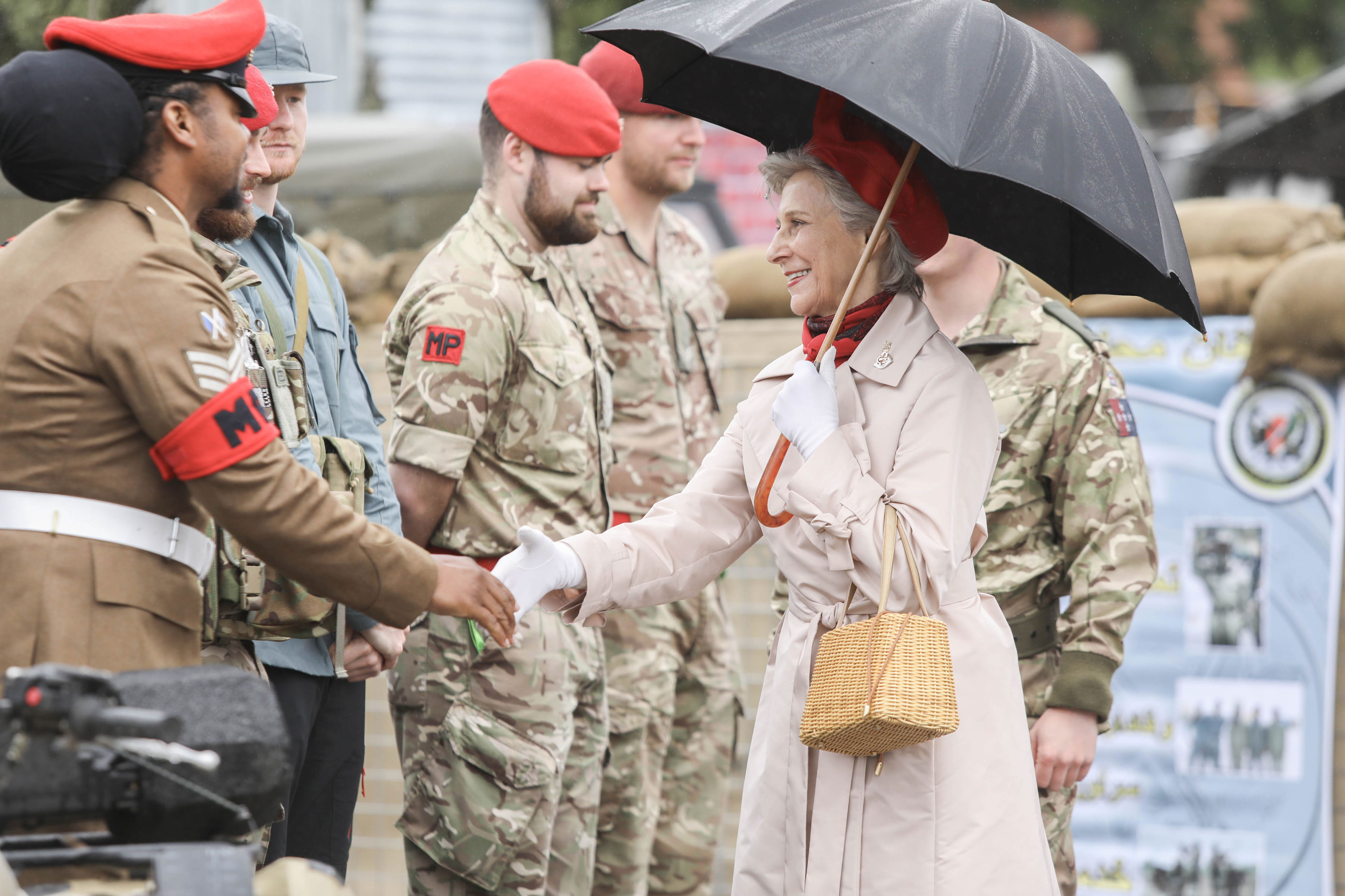 'Thank you': Delighted Duchess of Gloucester honours Royal Military ...